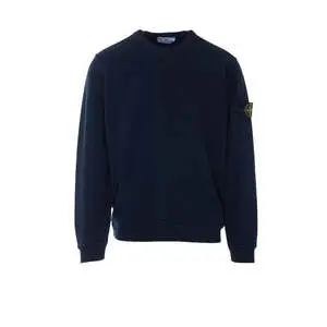 Stone Island Logo Sweatshirt - Blue