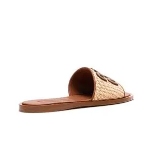 MIU MIU Miu Miu Logo Slide Sandals
