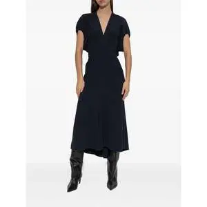 Victoria Beckham Midi V-neck Dress