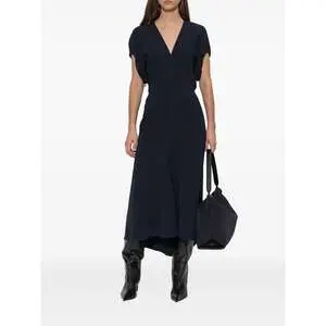 Victoria Beckham Midi V-neck Dress