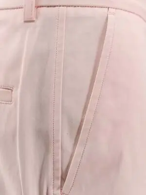 TOTEME Slanted Cut Organic Cotton Trousers
