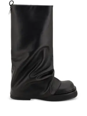Attico Robin Leather Boots - Multicolor