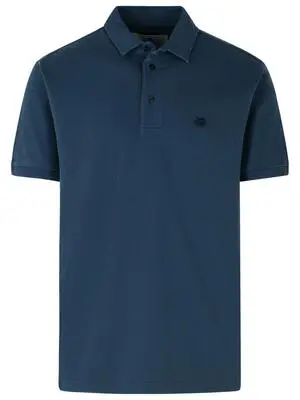 Etro Roma' Navy Cotton Polo Shirt