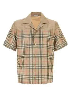 Burberry Printed Viscose Blend Shirt - Multicolor