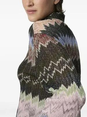 Missoni Zig Zag Patterned Long Sleeve Shirt
