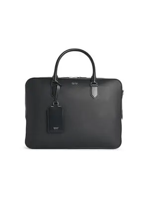 TOM FORD Full-grain Leather Briefcase - Black