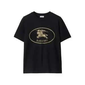 Burberry Straight Hem T-shirts For Women
