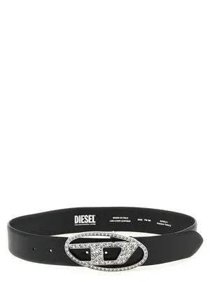 DIESEL® B-1dr Strass Belt - Black
