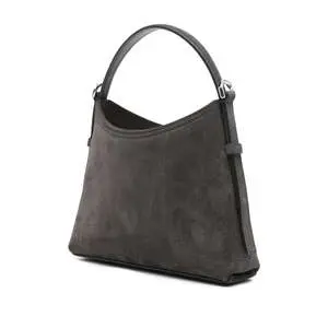 Givenchy Grey Suede Mini Bag With Buckle Detail - Gray