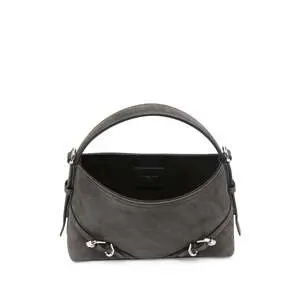 Givenchy Grey Suede Mini Bag With Buckle Detail - Gray