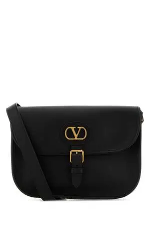 Valentino Garavani Leather Crossbody Bag - Black