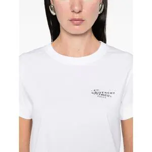 Givenchy Cotton Logo Print T-shirt - White