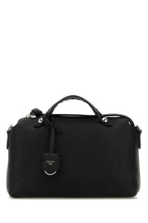 Fendi Leather Medium The Way Handbag - Black