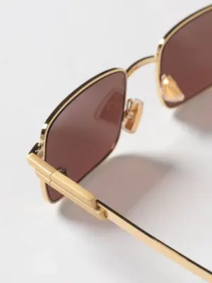 Bottega Veneta Rectangle Metal Sunglasses