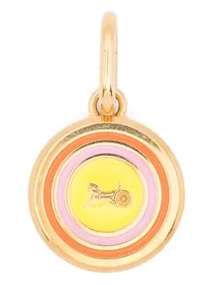 Celine Gold-tone Pendant With Lobster Clasp - Multicolor
