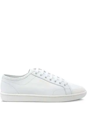 Saint Laurent SAINT LAURENT Leather Lace-Up Sneakers Multicolor