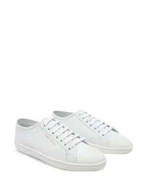Saint Laurent Leather Lace-up Sneakers - Multicolor