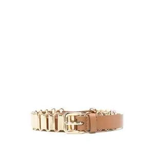 Miu Miu MIU MIU Chain Detailing Belt Brown