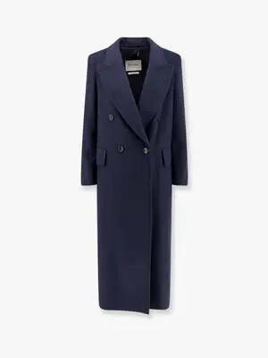 Max Mara Albania Virgin Wool And Cashmere Double-breasted Coat - Multicolor