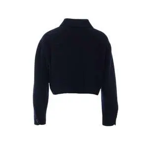 Max Mara Cropped Wool Blend Jacket