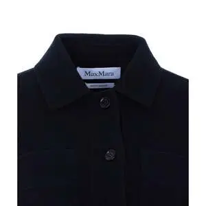 Max Mara Cropped Wool Blend Jacket