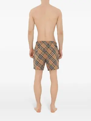 Burberry Check Swim Shorts - Multicolor