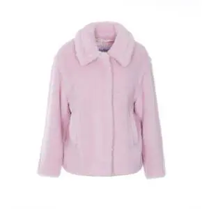 Max Mara Teddy Effect Jacket - Pink