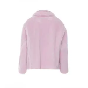 Max Mara Teddy Effect Jacket - Pink
