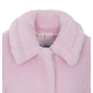 Max Mara Teddy Effect Jacket - Pink
