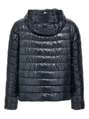 Herno Ultralight Hooded Quilted Jacket - Blue
