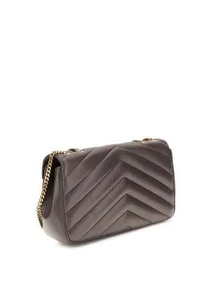 Saint Laurent Loulou Shoulder Bag - Gray