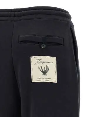 Jacquemus Le Jogging Torneo Cotton Fleece Joggers - Blue