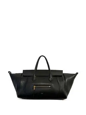 Celine Luggage Medium Leather Tote Bag - Multicolor