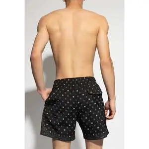 Amiri Paisley Monogram Swim Shorts