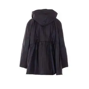 BARBOUR X GANNI Waxed Cotton Hooded Jacket - Multicolor