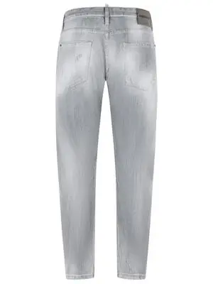 Dsquared2 Grey Cotton Jeans - Gray