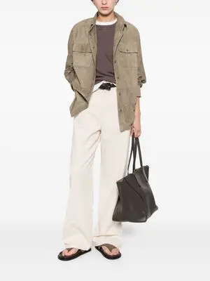 Brunello Cucinelli Leather Shirt - Multicolor