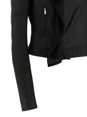 Rick Owens Leather Jacket - Multicolor