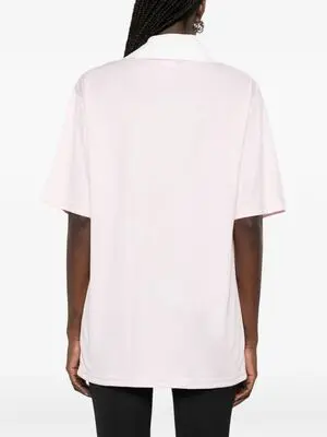 COURREGES Courrèges Oversized V-neck Sports Polo - Multicolor