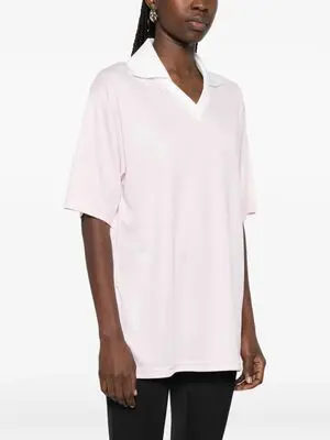 COURREGES Courrèges Oversized V-neck Sports Polo - Multicolor