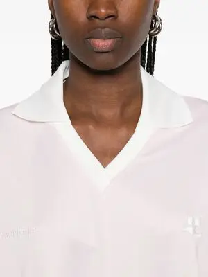 COURREGES Courrèges Oversized V-neck Sports Polo - Multicolor