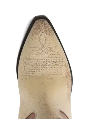 GOLDEN GOOSE Wish Star Leather Boots - Multicolor