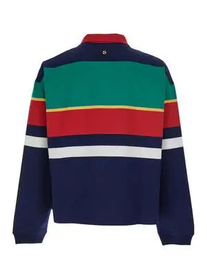 Versace Striped Cotton Sweatshirt - Multicolor