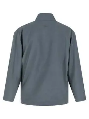 Kenzo Kimono Blazer With Logo Detail - Gray