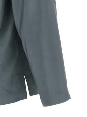 Kenzo Kimono Blazer With Logo Detail - Gray