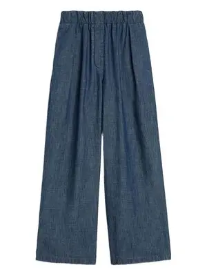 JIL SANDER JIL SANDER Cotton Wide-Leg Trousers Multicolor