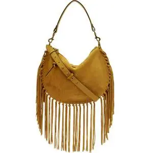 Isabel Marant Étoile Suede Fringe Shoulder Bag