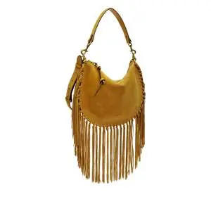 Isabel Marant Étoile Suede Fringe Shoulder Bag