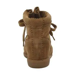 Isabel Marant Étoile Bobby Suede Wedge Sneakers - Brown