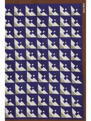 Miu Miu Geometric Print Scarf